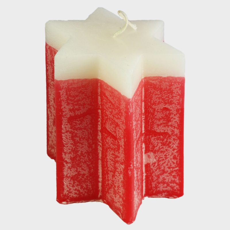 Kaars ster Rood - Ipse de Bruggen webshop